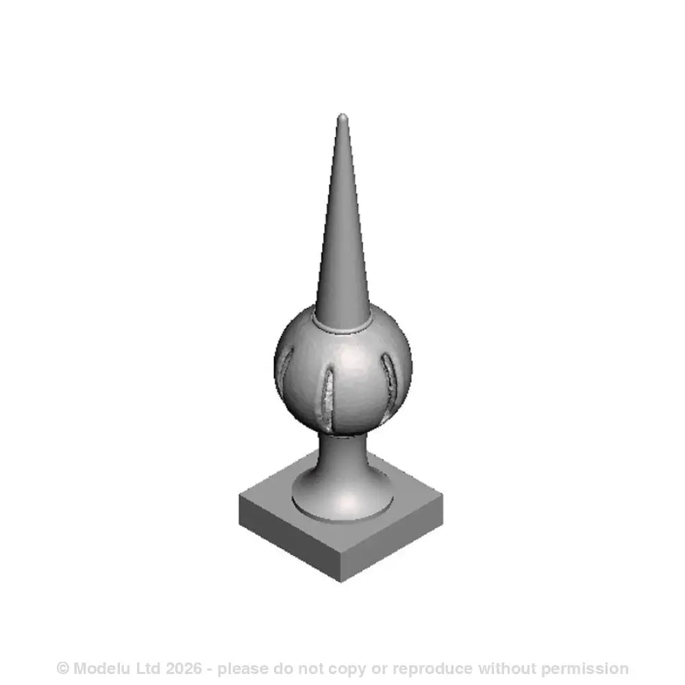 2041 GWR Signal Finial Square Post x5 – Modelu