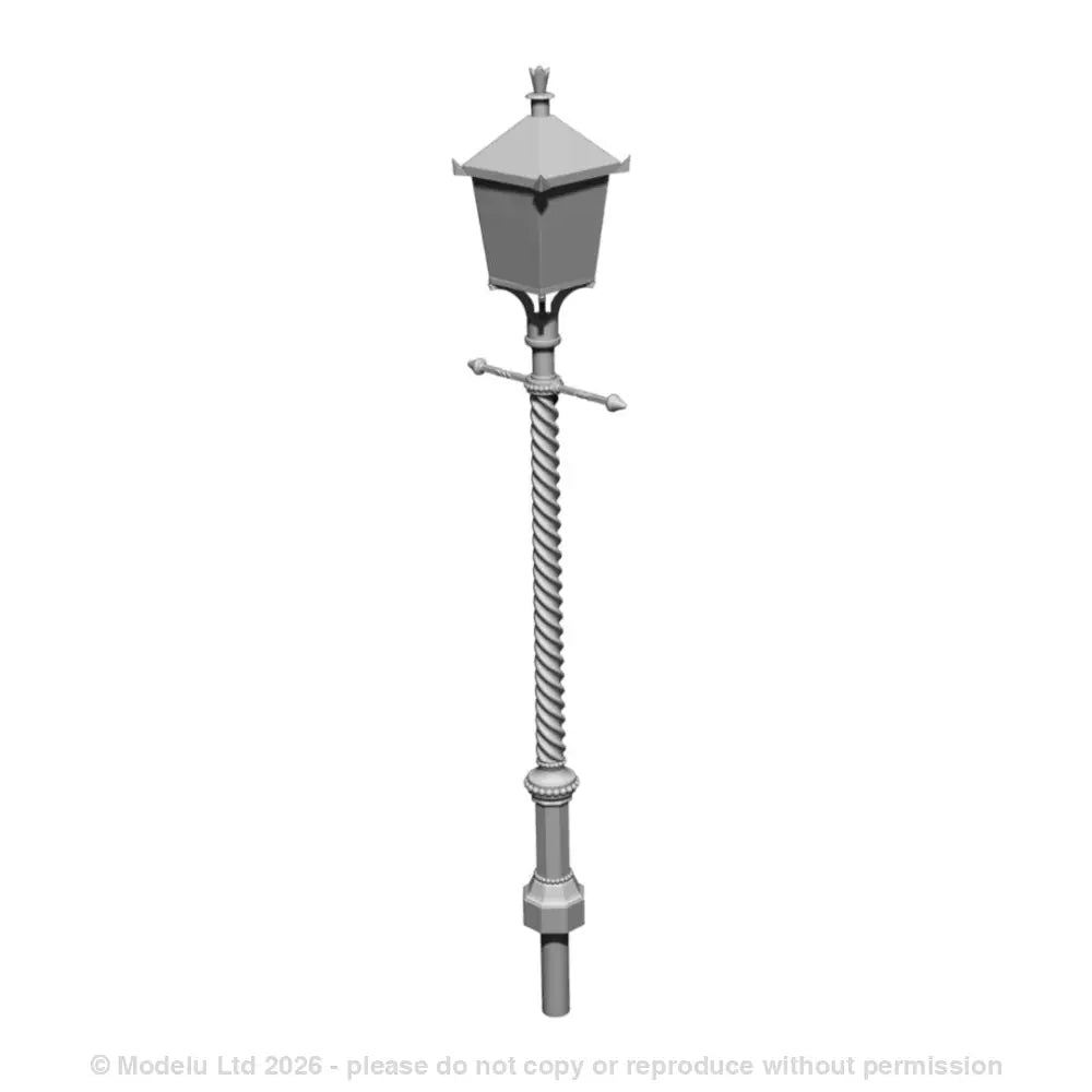 2601 LSWR Barley Twist Lamps x5 – Modelu