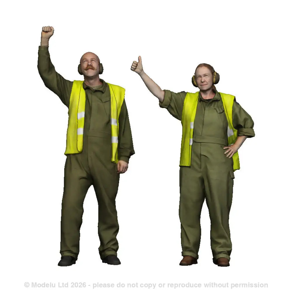 50500 RAF Ground Crew Marshalling – Modelu