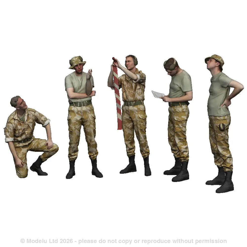 50504 RAF Late Gulf War Ground Crew – Modelu